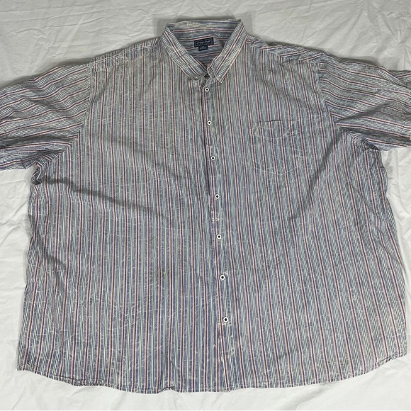Indygo Smith | Shirts | Indygo Smith Mens Light Blue Striped Short ...